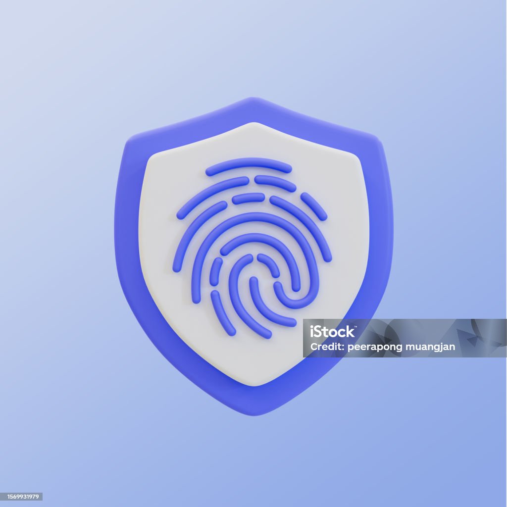 3d Minimal Fingerprint Verification User Authentication Safety