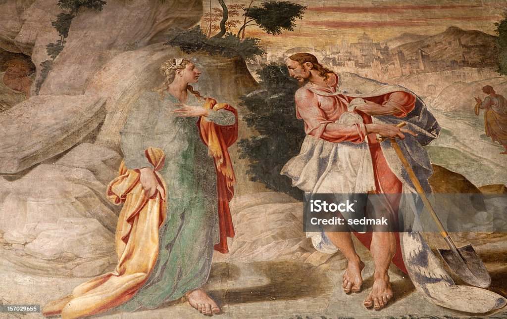 Milan Penampakan Yesus Kepada Maria Magdalena Ilustrasi Stok Unduh
