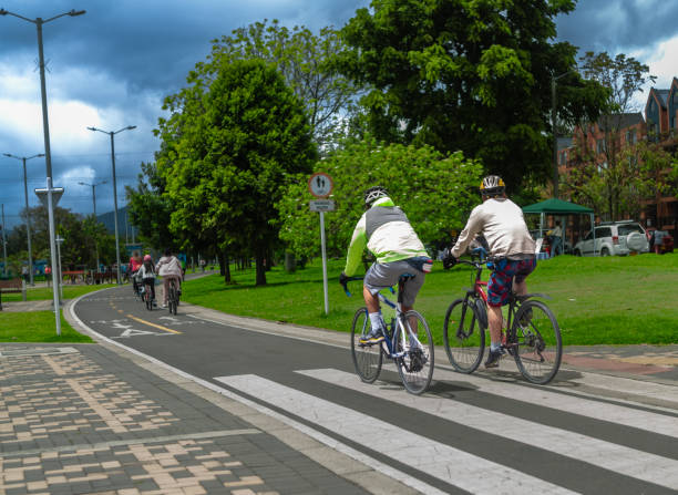 Free Stock Photo of Group of People Riding Bikes Down a Road | Download ...