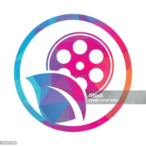 Vektor Desain Vektor Gulungan Film Daun Vektor Ikon Logo Ilustrasi Stok ... Vektor Desain Vektor Gulungan Film Daun Vektor Ikon Logo Ilustrasi Stok ...
