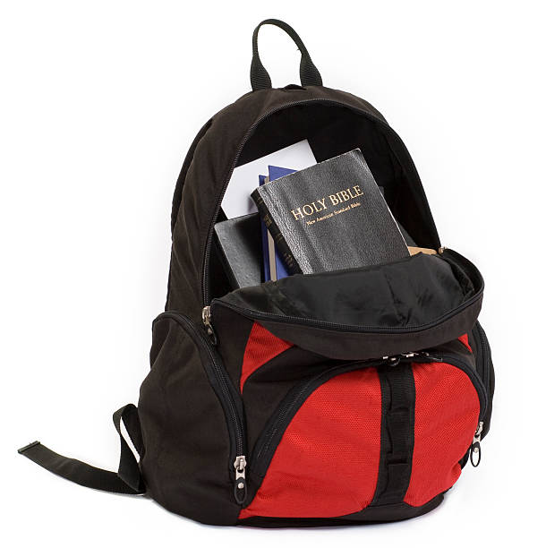 Free Stock Photo of Red Backpack on Pile of Rocks | Download Free ...