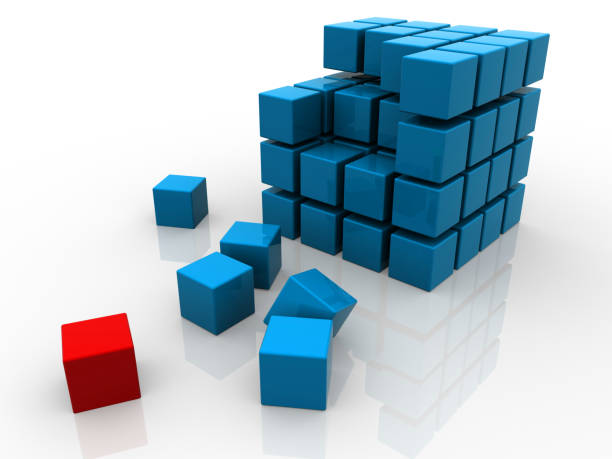 Free Stock Photo of Exploded Blocks Showing Unorganized Puzzle ...