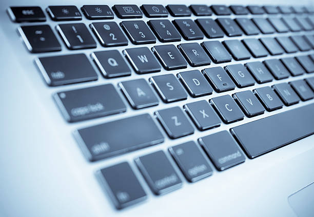 Free Stock Photo of Close up detail view of a laptop computer keyboard ...