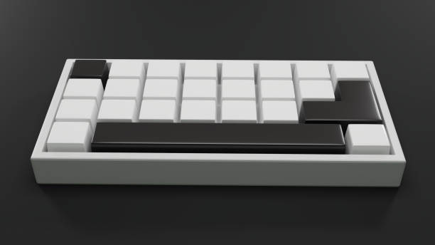 Free Stock Photo of Monochrome Computer Keyboard in Black and White ...