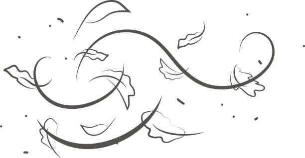 310 Angin Sepoi Sepoi Angin Ilustrasi Grafik Vektor And Clip Art Bebas