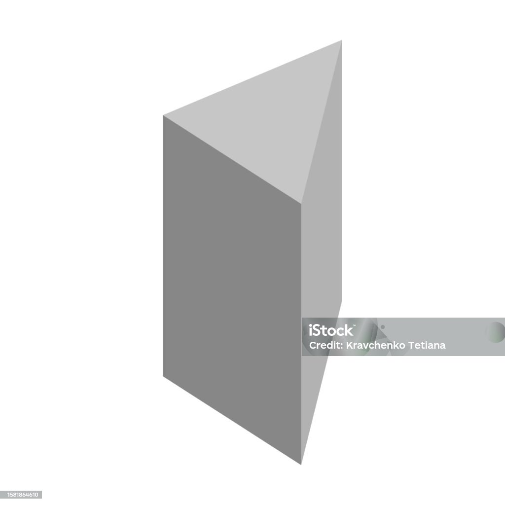 Ilustración de Prisma Triangular Blanco De Forma Isométrica Ilustración ... Ilustración de Prisma Triangular Blanco De Forma Isométrica Ilustración ...