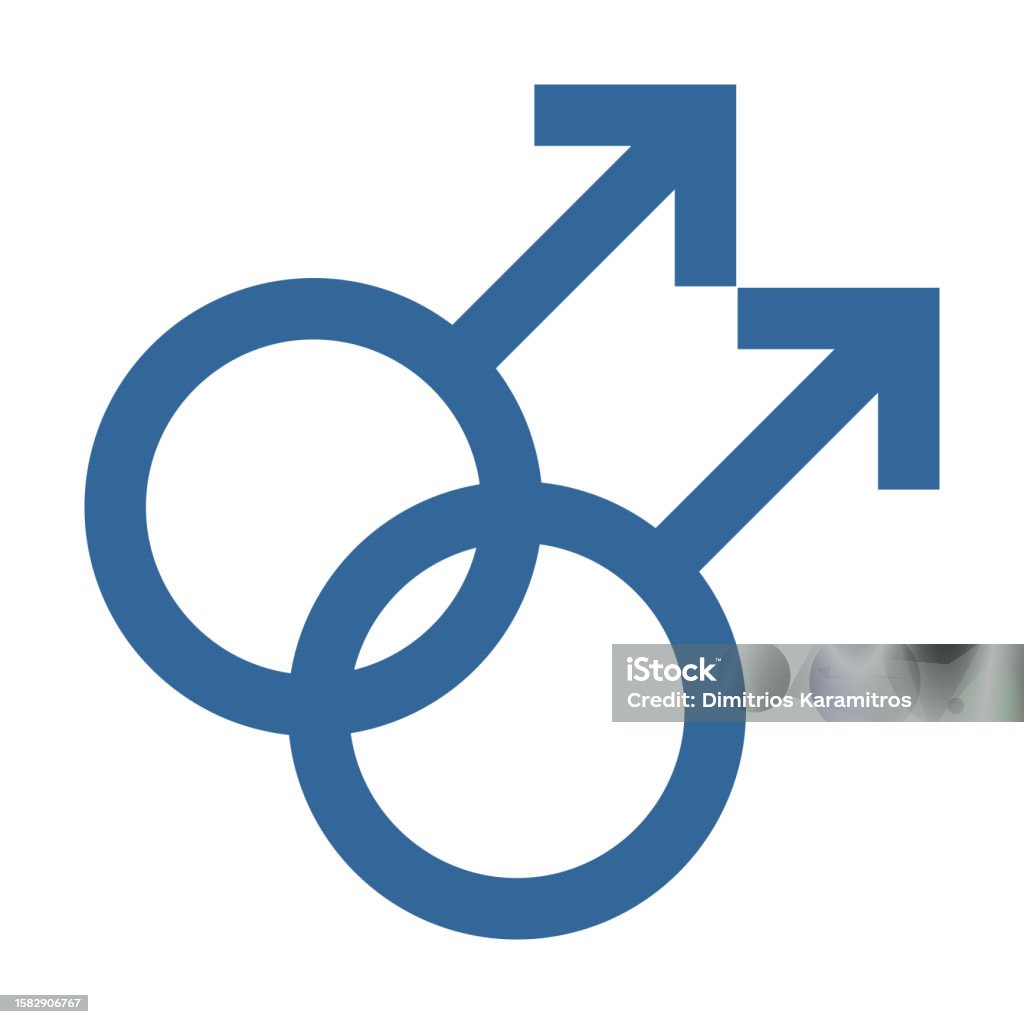 Vector Graphic Of The Double Mars Symbol Stock Illustration Download