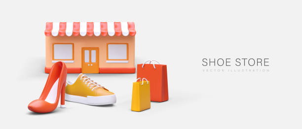 Shoe Store Building Clipart