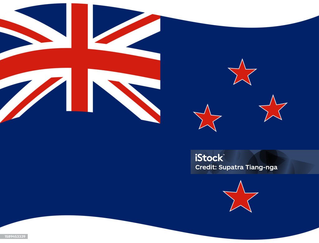 Ilustración de Bandera De Nueva Zelanda Marcar Nueva Zelanda Ondear La ... Ilustración de Bandera De Nueva Zelanda Marcar Nueva Zelanda Ondear La ...