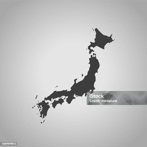 Carte Du Japon Vecteurs Libres De Droits Et Plus Dimages Vectorielles