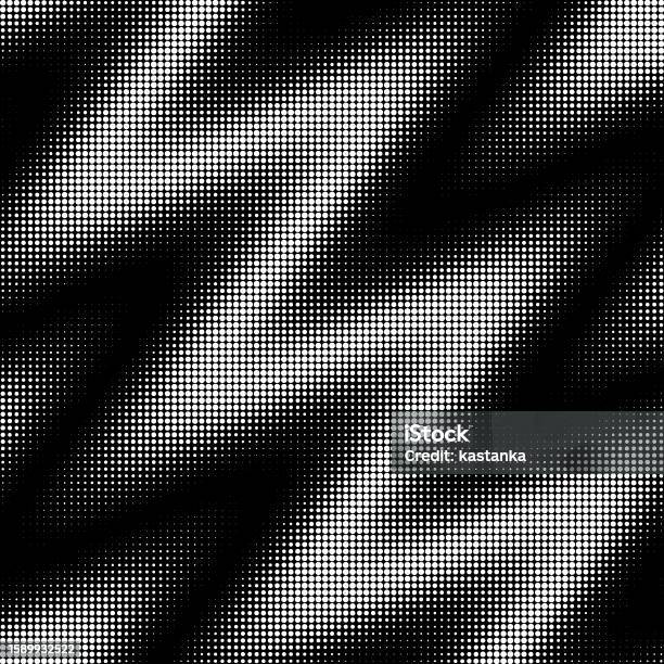 Latar Belakang Gradien Titiktitik Halftone Abstrak Monokrom Ilustrasi