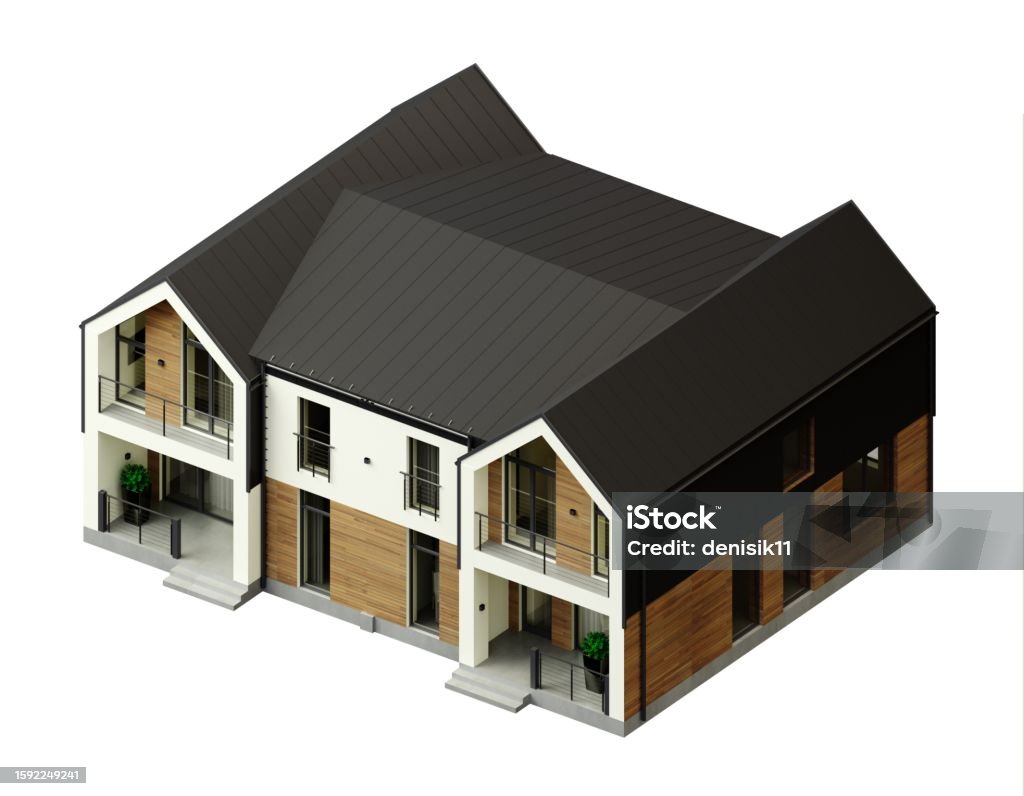 Modern Barnhouse Model Townhouse Quarter Stock Photo - Download Image ... Modern Barnhouse Model Townhouse Quarter Stock Photo - Download Image ...