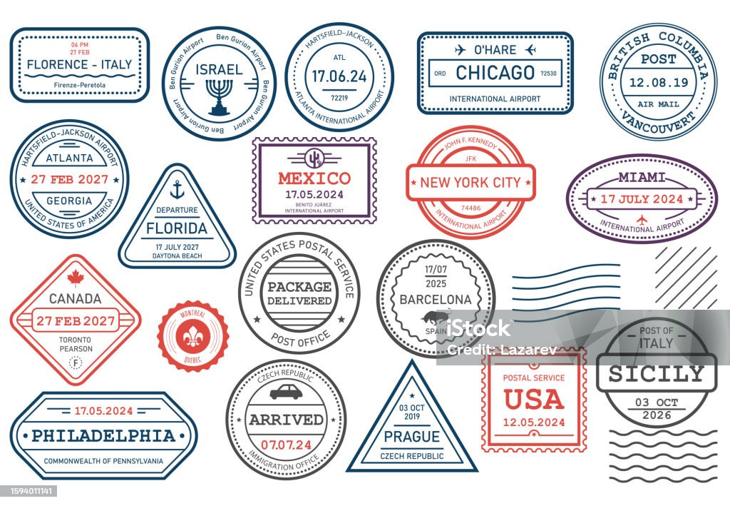 Stempel Visa Perjalanan Internasional Stempel Karet Paspor Kedatangan ... Stempel Visa Perjalanan Internasional Stempel Karet Paspor Kedatangan ...