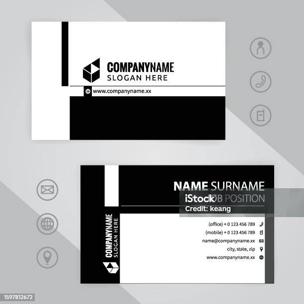 Set Template Spanduk Web Putih Dan Hitam Ukuran Standar Halaman Sampul
