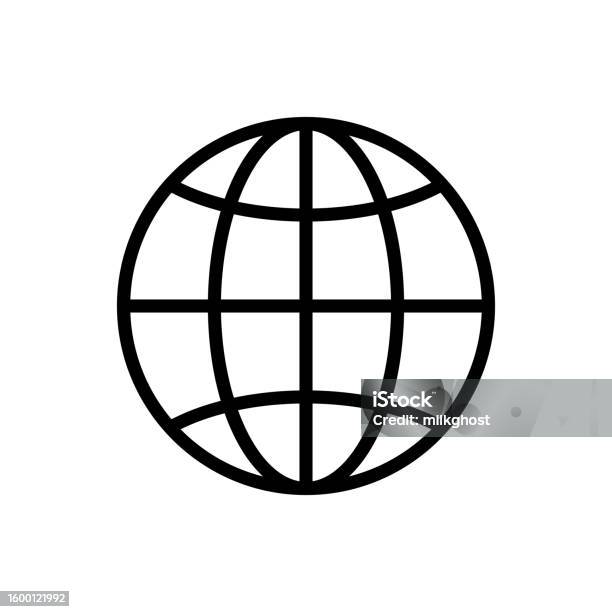 Icône De La Carte Du Globe Mondial Vecteurs Libres De Droits Et Plus D
