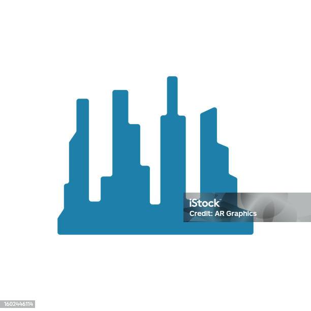 Logo Skyline Conception Moderne Simple De Gratteciel Bâtiments