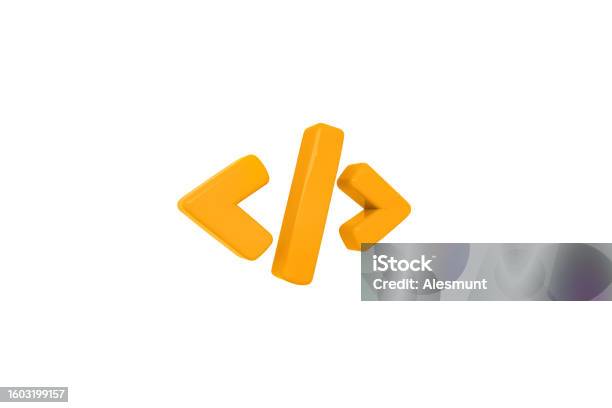 Programming 3d Render Code Icon Programming Code Symbol Coding Or Hacker Background Development