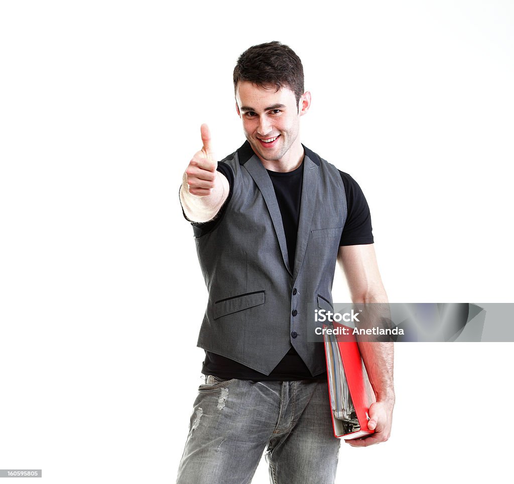 Portrait Of Young Successful Happy Male Student Isolated Stock Photo ... Portrait Of Young Successful Happy Male Student Isolated Stock Photo ...