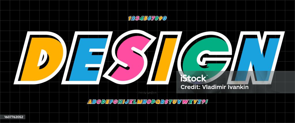 Font Vektor Tebal Gaya Miring Tipografi Trendi Ilustrasi Stok - Unduh ... Font Vektor Tebal Gaya Miring Tipografi Trendi Ilustrasi Stok - Unduh ...