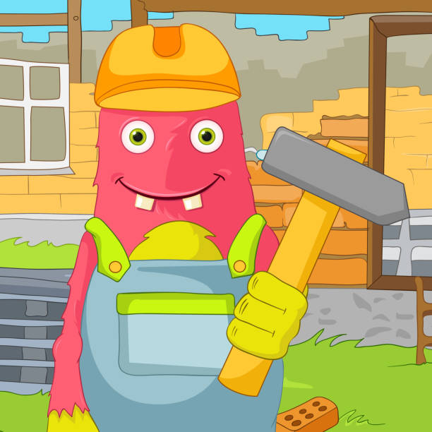 430 Monster Construction Stock Illustrations Royalty Free Vector