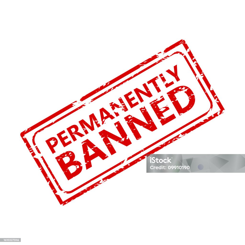 Permanently Banned Rubber Stamp Vector Of Blocked And Banned Stock ... Permanently Banned Rubber Stamp Vector Of Blocked And Banned Stock ...