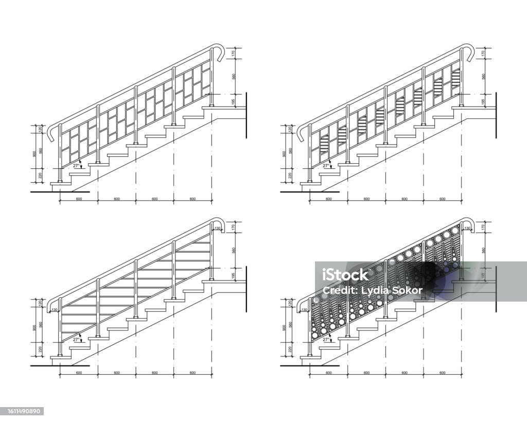 Detailed Architectural Plan Of Stairs Stock Illustration - Download ... Detailed Architectural Plan Of Stairs Stock Illustration - Download ...