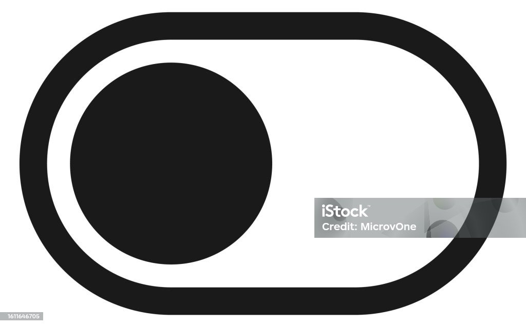 Simple Black Switch Toggle Button Ui Element Stock Illustration ... Simple Black Switch Toggle Button Ui Element Stock Illustration ...