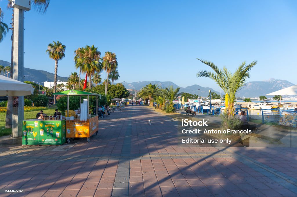 Street View Houses Shops In A Turkish Resort Town Stock Photo ... Street View Houses Shops In A Turkish Resort Town Stock Photo ...