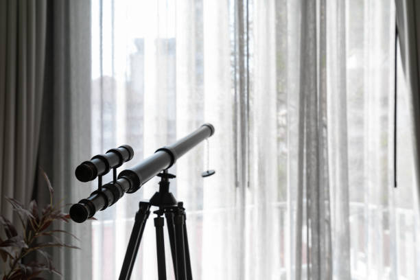 Free Stock Photo of Telescope on Tripod by Window | Download Free ...