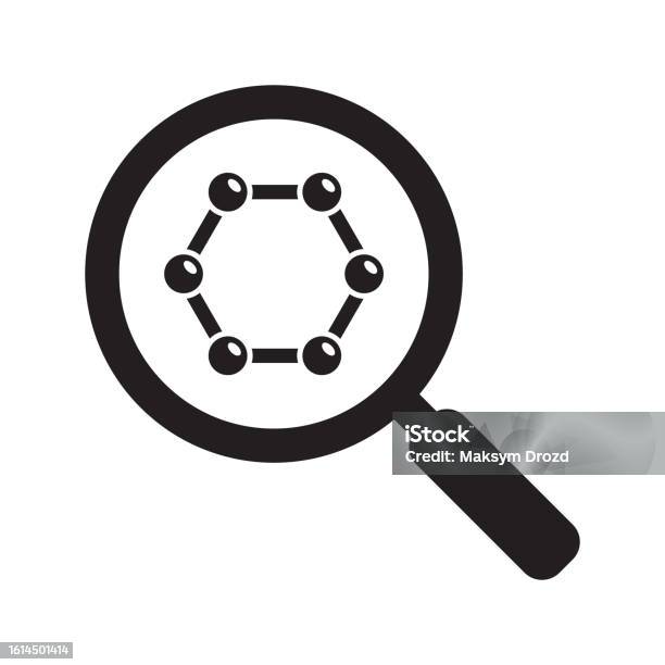 Nanotechnology Magnifier Icon Simple Illustration Of Nanotechnology ... Nanotechnology Magnifier Icon Simple Illustration Of Nanotechnology ...