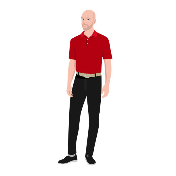 860 Bald Man Smiling Ilustração De Stock Gráficos Vetoriais E Clipart Royalty Free Istock