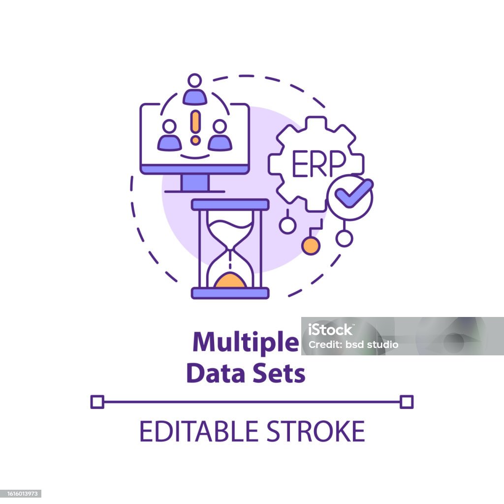 2d Multiple Data Sets Line Icon Concept Stock Illustration - Download ... 2d Multiple Data Sets Line Icon Concept Stock Illustration - Download ...