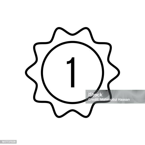Icône Linéaire De La Médaille Symbole Vectoriel Icône De Médaille À