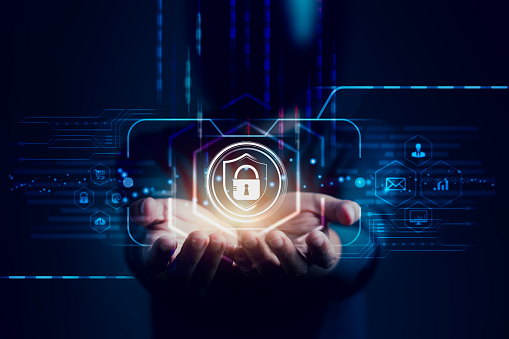 Digital Breach Hacker Hands Unleashing System Attack Code On Virtual