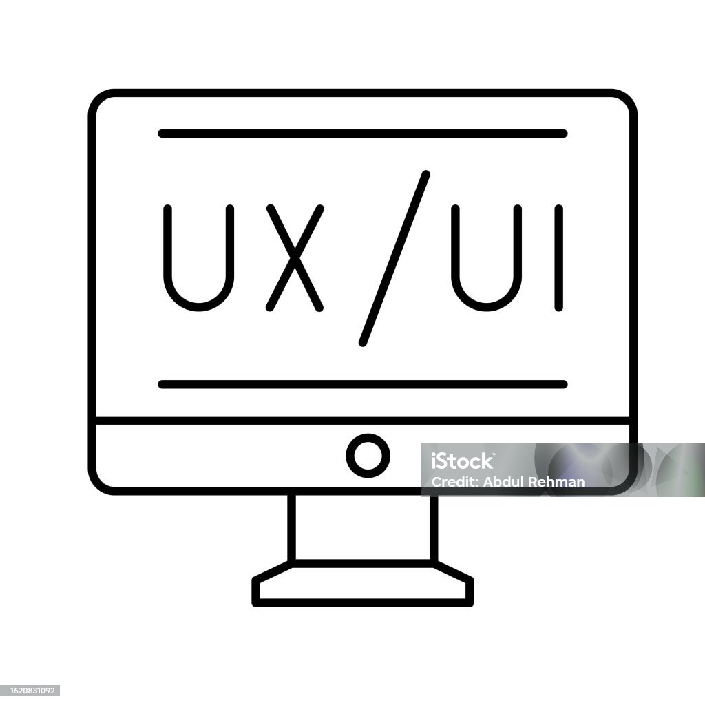 Ui Ux Vector Icône Qui Peut Facilement Modifier Ou Éditer Vecteurs