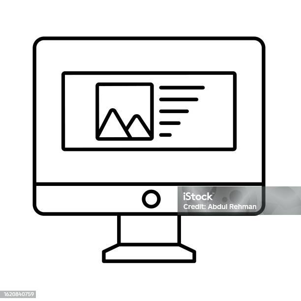 Ikon Vektor Halaman Web Yang Dapat Dengan Mudah Memodifikasi Atau