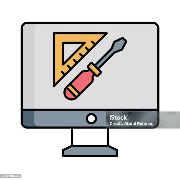 Alat Menggambar Ikon Vektor Yang Dapat Dengan Mudah Memodifikasi Atau