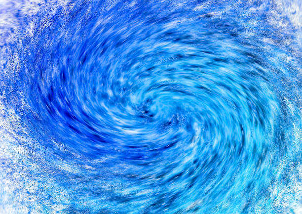 Free Stock Photo of Abstract blue swirls mimicking ocean waves ...