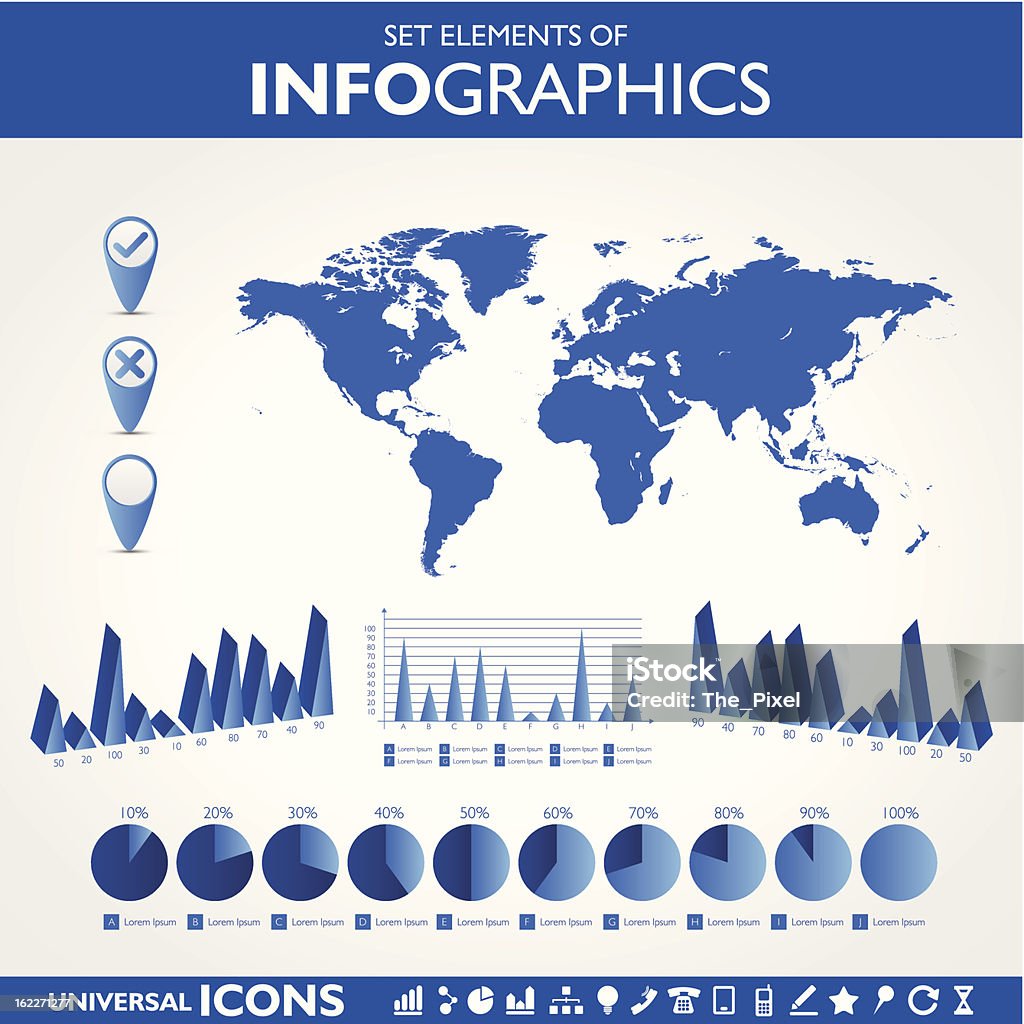 Infografis Biru Kumpulan Ikon Universal Ilustrasi Stok - Unduh Gambar ... Infografis Biru Kumpulan Ikon Universal Ilustrasi Stok - Unduh Gambar ...