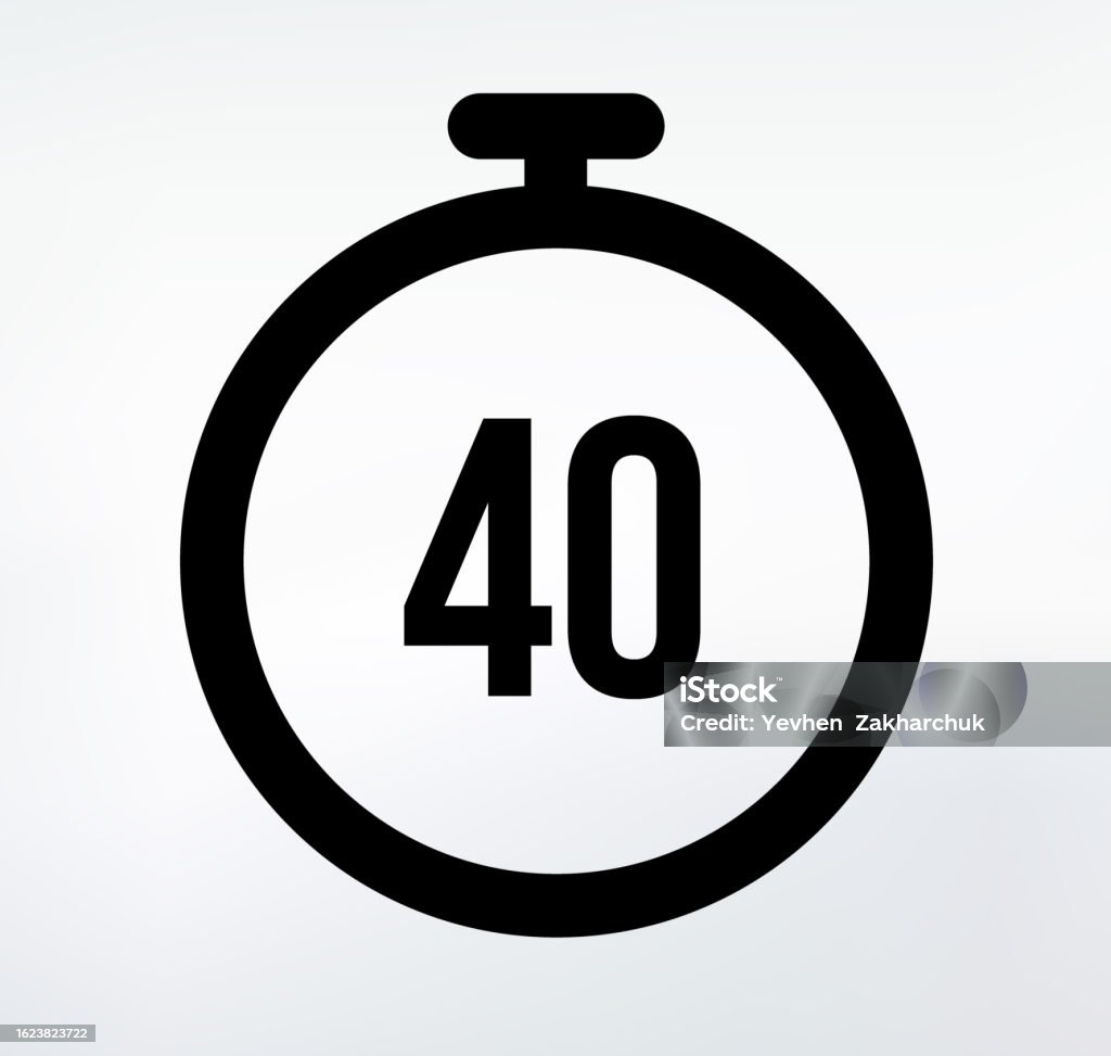40 Seconds Countdown Timer Icon Set Time Interval Icons Stopwatch And ... 40 Seconds Countdown Timer Icon Set Time Interval Icons Stopwatch And ...