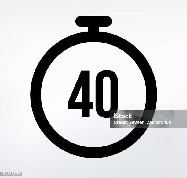 40 Seconds Countdown Timer Icon Set Time Interval Icons Stopwatch And ... 40 Seconds Countdown Timer Icon Set Time Interval Icons Stopwatch And ...