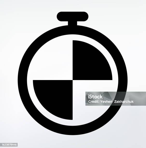 Timer Seconds Countdown Timer Icon Set Time Interval Icons Stopwatch