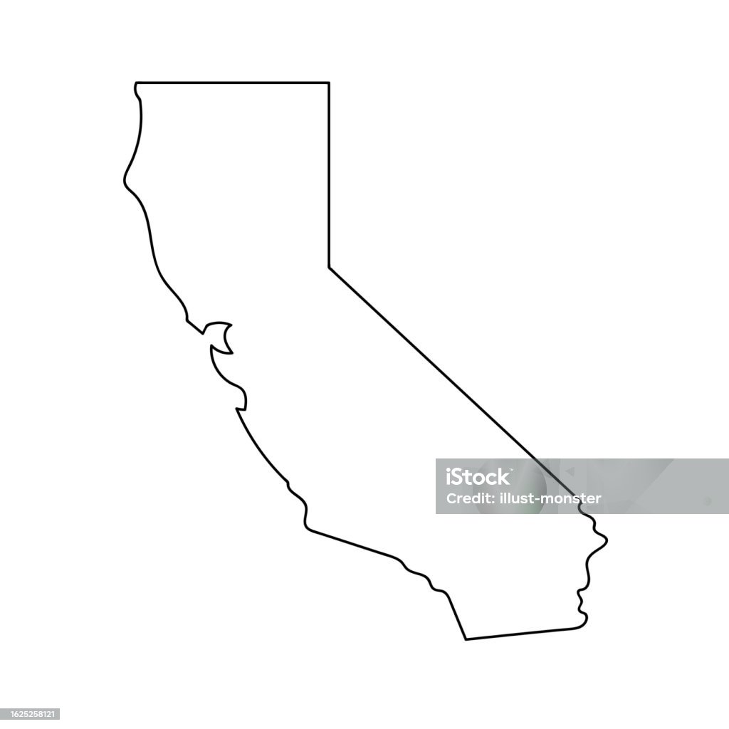 Simple California Map Icon Vector Stock Illustration - Download Image ... Simple California Map Icon Vector Stock Illustration - Download Image ...