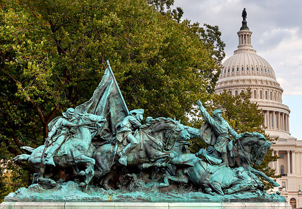 Free Stock Photo of Soldier Monument Sculpture at US Capitol | Download ...