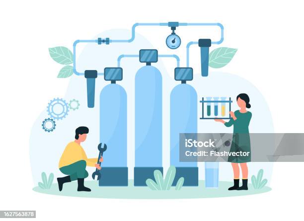 Pabrik Pemurnian Air Orang Kecil Menguji Kualitas Air Minum Yang ... Pabrik Pemurnian Air Orang Kecil Menguji Kualitas Air Minum Yang ...