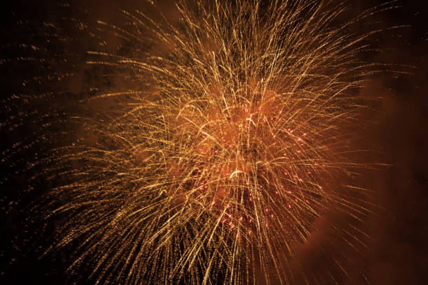 Free Stock Photo of Explosive fireworks display in night sky | Download ...