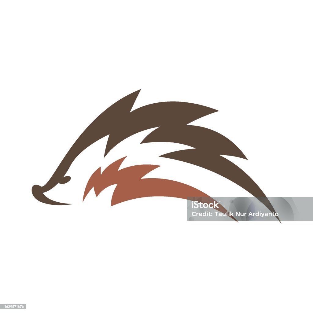 Desain Ikon Logo Landak Ilustrasi Stok Unduh Gambar Sekarang Alam