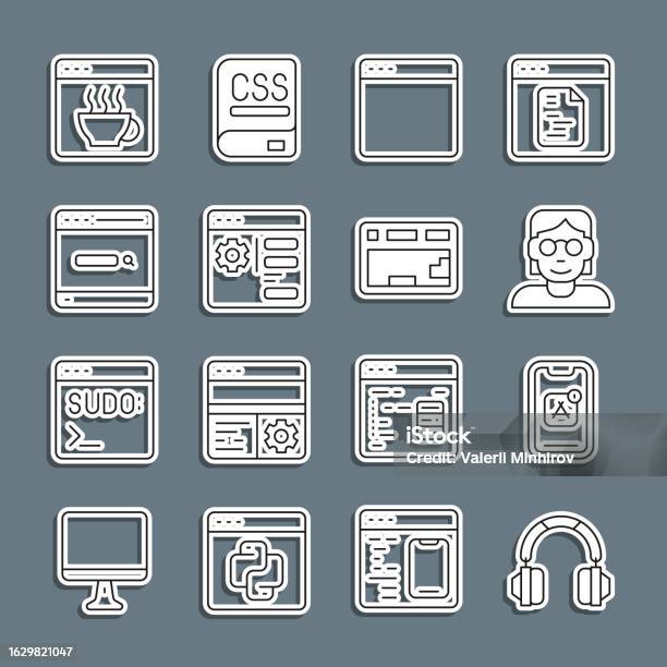 Set Baris Headphone Mobile Apps Hacker Atau Coder Jendela Browser ... Set Baris Headphone Mobile Apps Hacker Atau Coder Jendela Browser ...