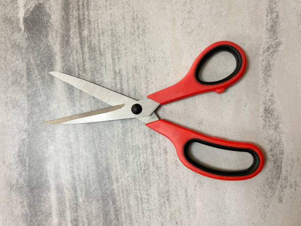 Free Stock Photo of Wooden Table With Pair of Scissors | Download Free ...