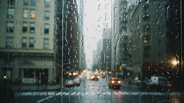 Free Stock Photo of Street View Through Rain Covered Window | Download ...